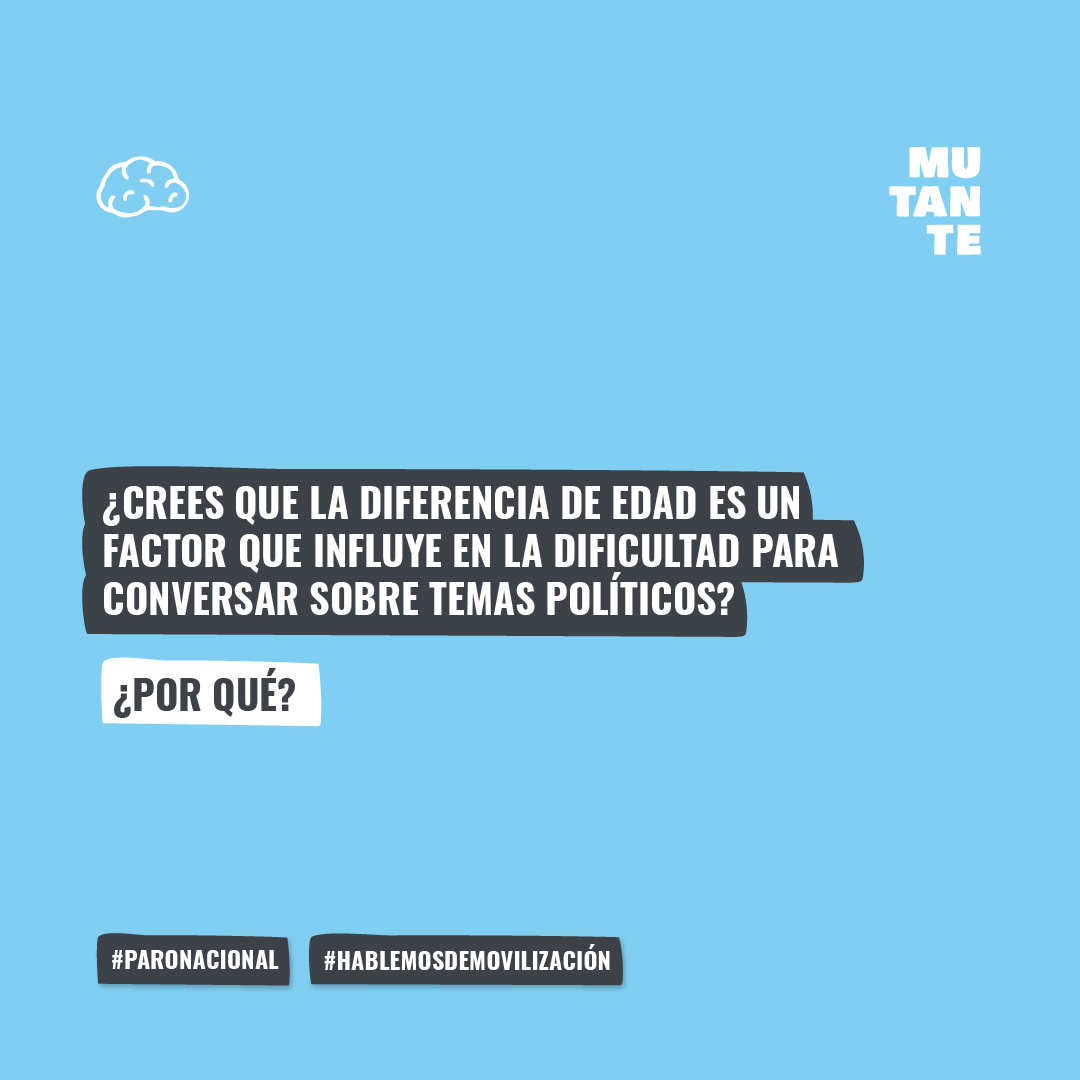 MUTANTE - "La brecha generacional es muy fuerte"