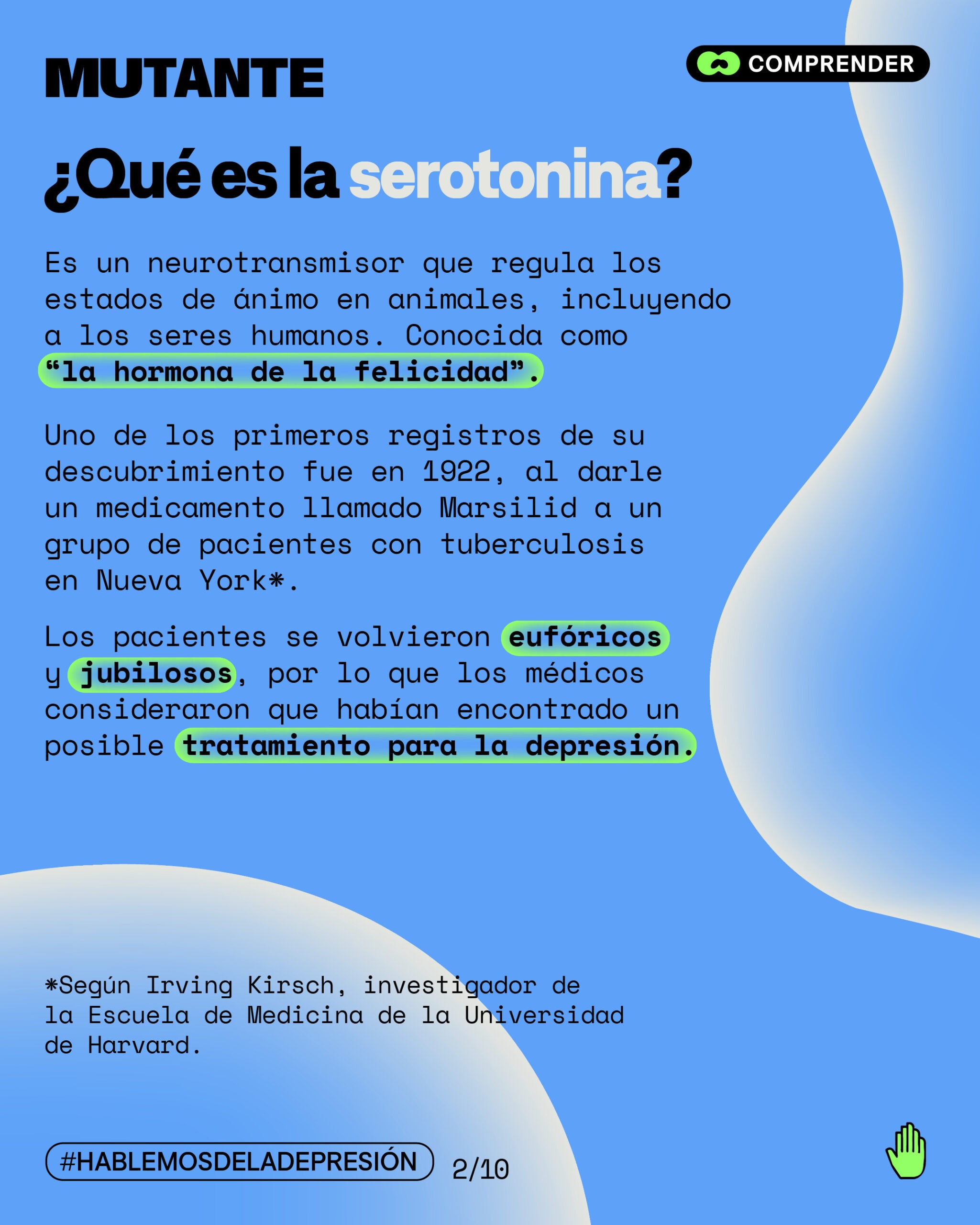 ¿La falta de serotonina provoca la depresión? - MUTANTE