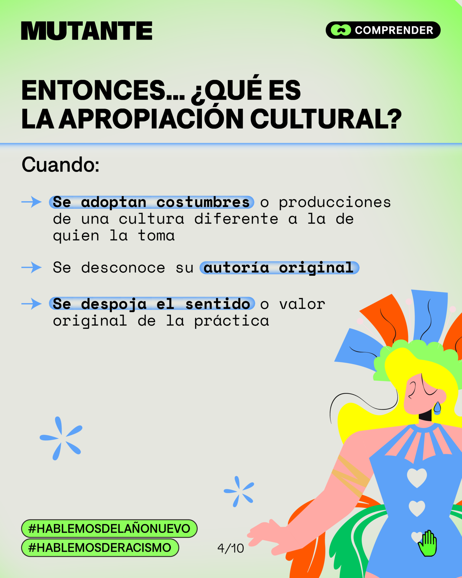 MUTANTE - Apropiación cultural, ¿quéjeso?
