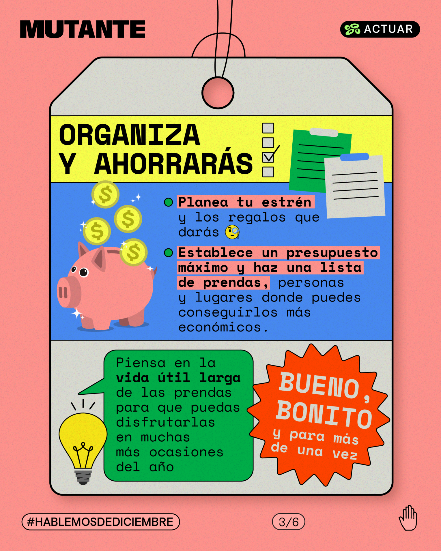 Instructivo para el 'estrén' consciente - MUTANTE